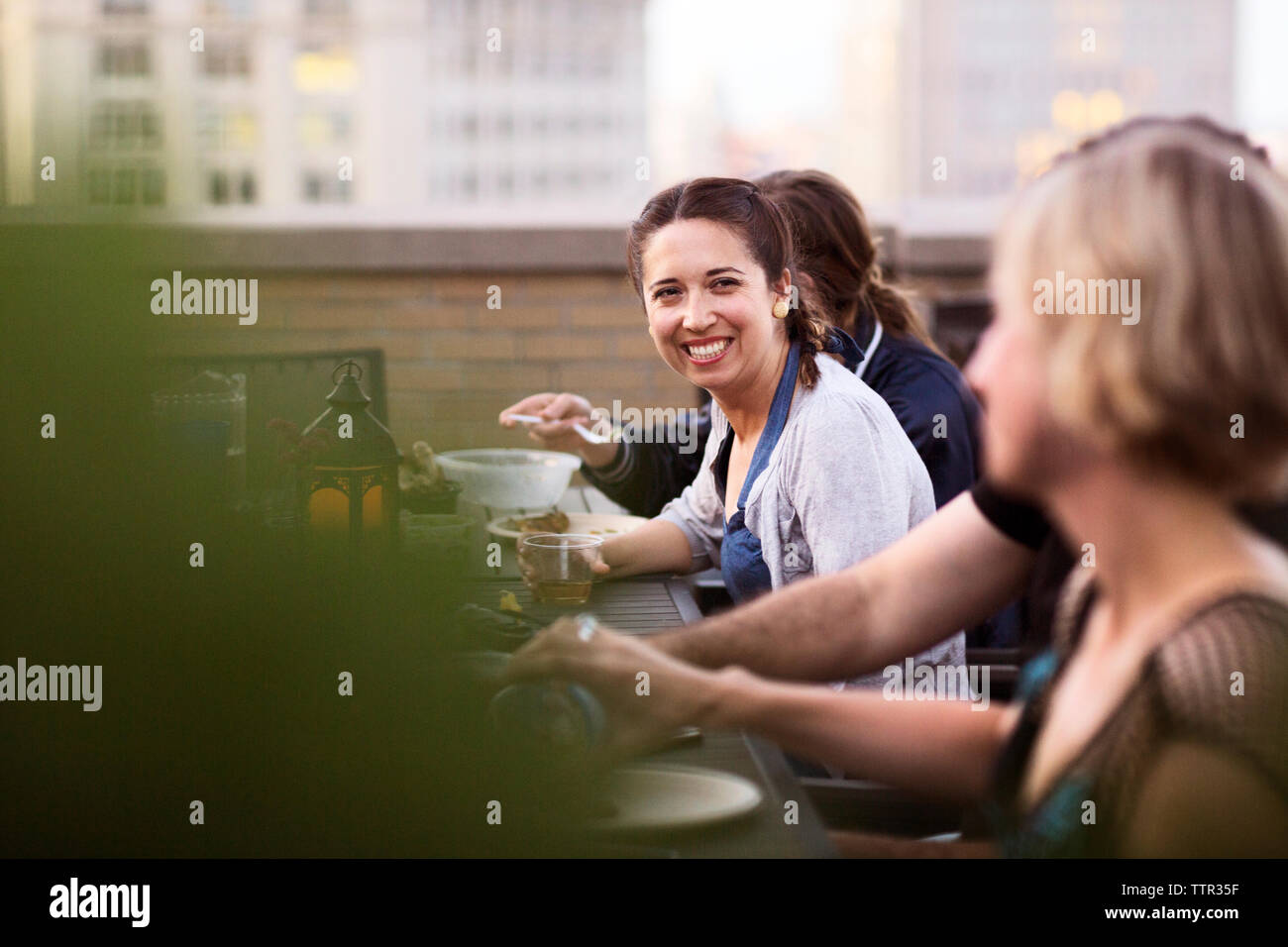 Women having lunch together hi-res stock photography and images - Alamy