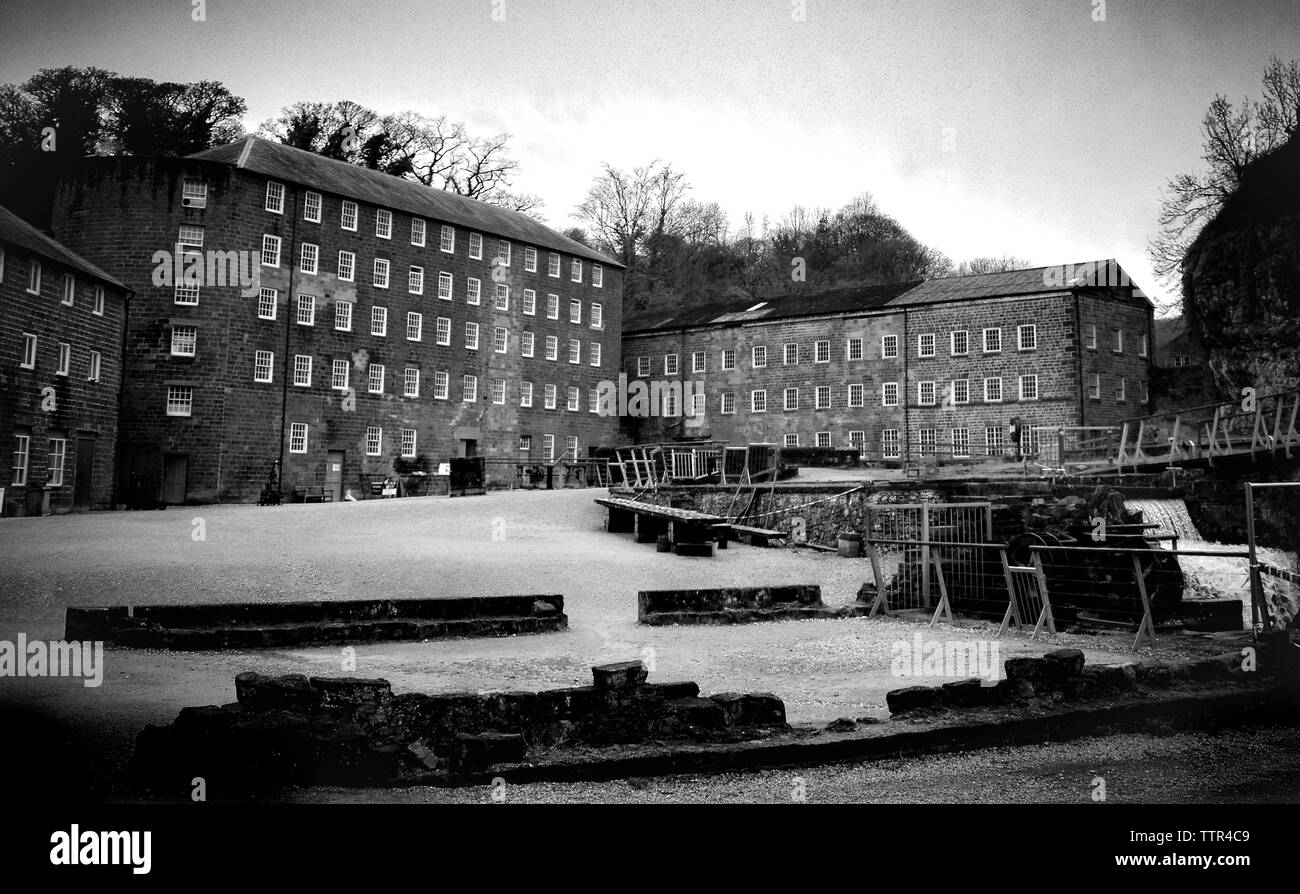 Cotton factory england Black and White Stock Photos & Images - Alamy