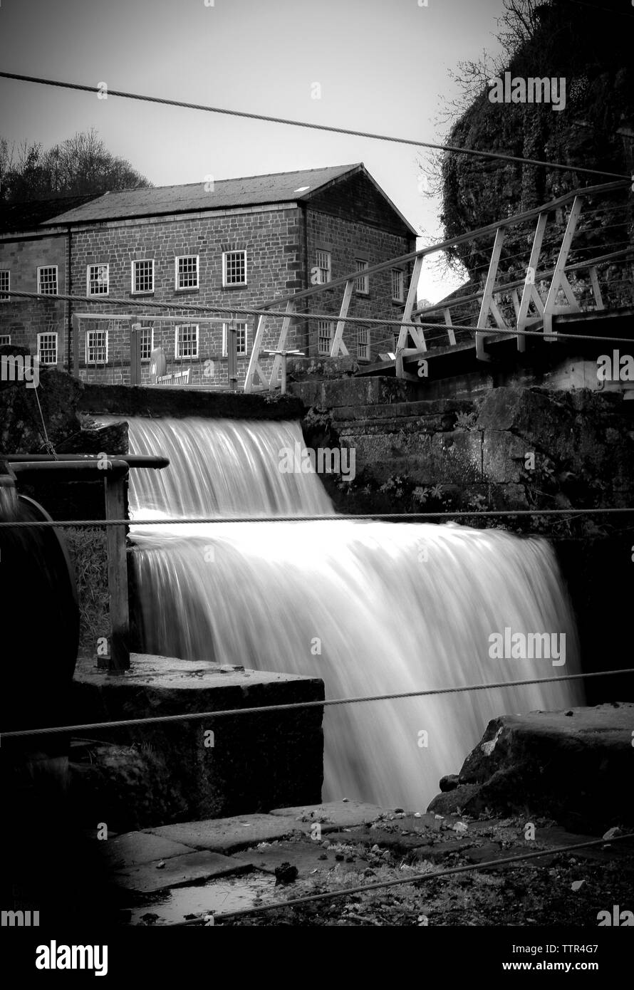 Cotton factory england Black and White Stock Photos & Images - Alamy