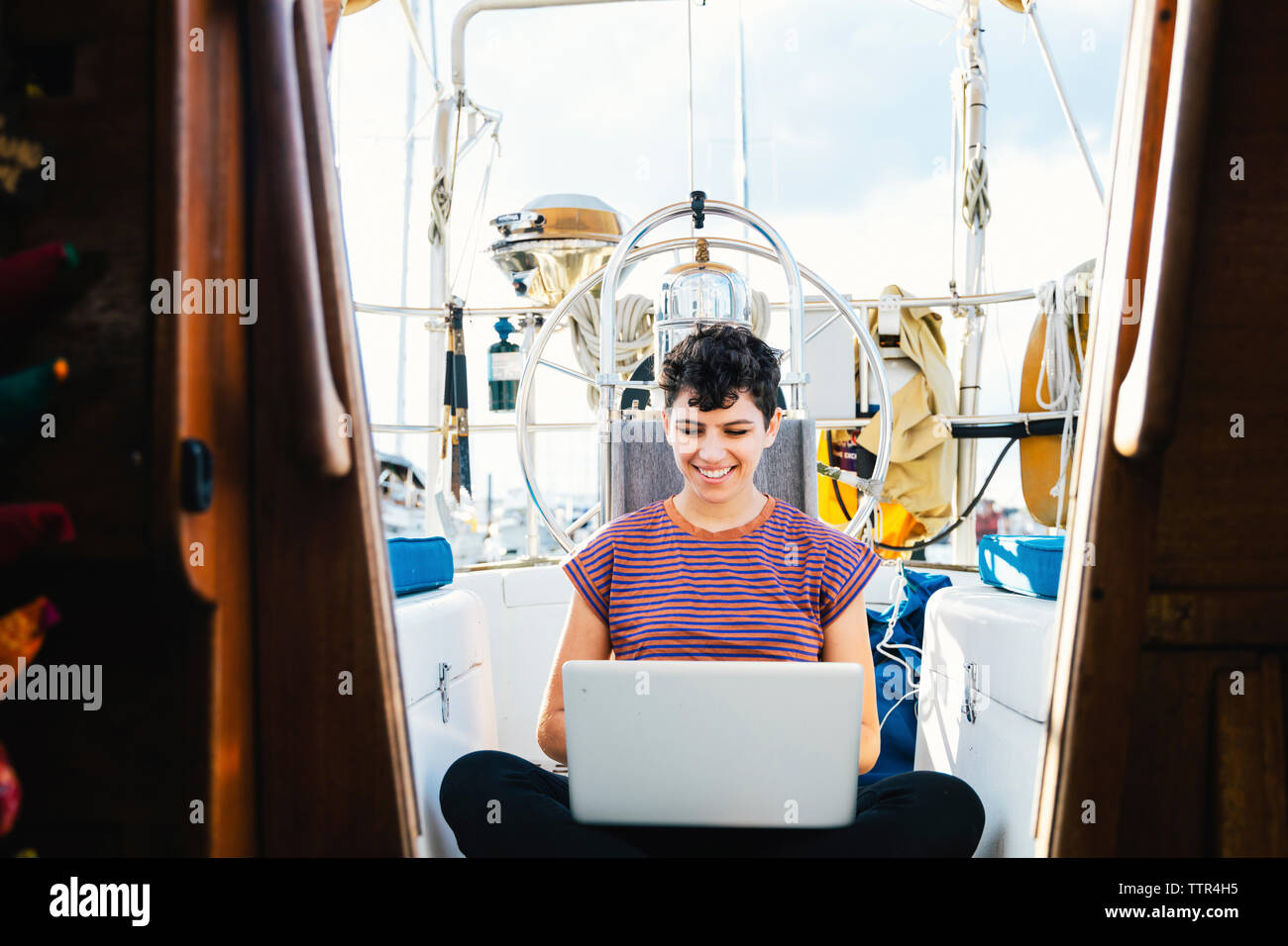 Smiling boat hi-res stock photography and images - Alamy