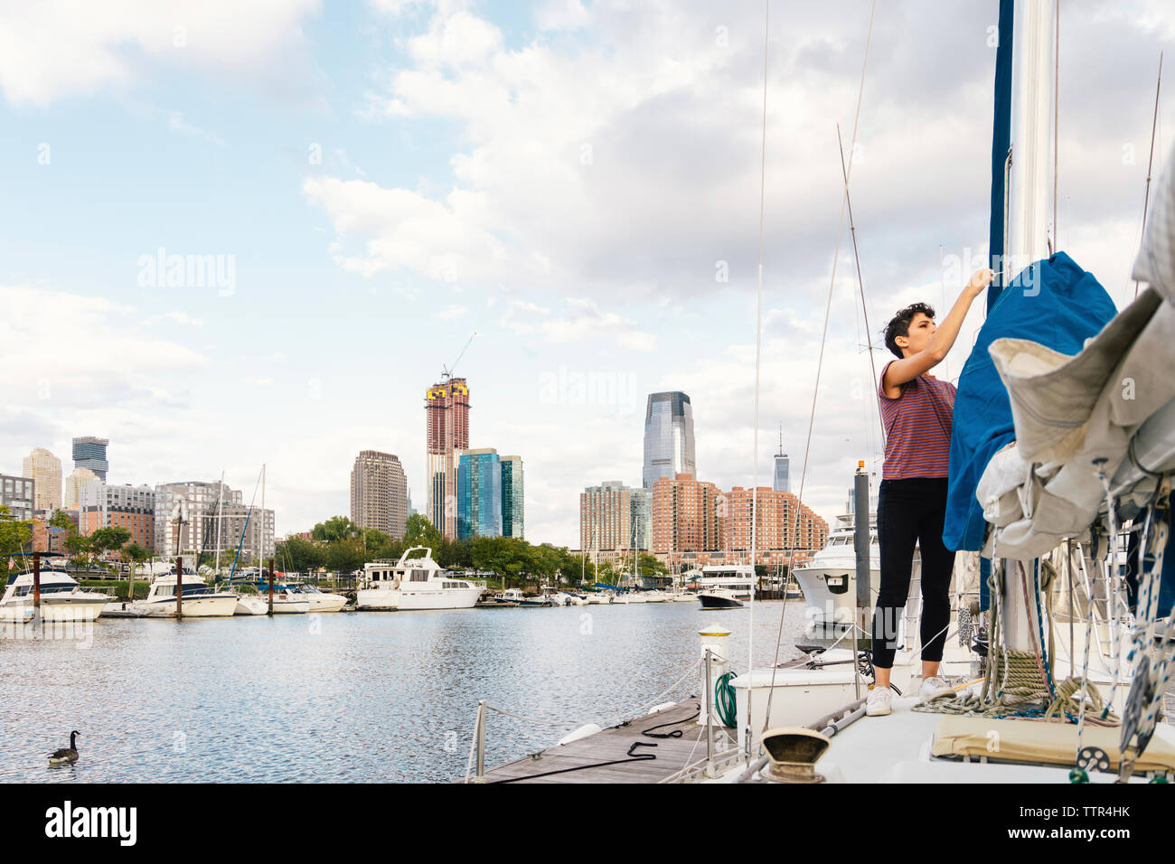Woman sail hi-res stock photography and images - Alamy