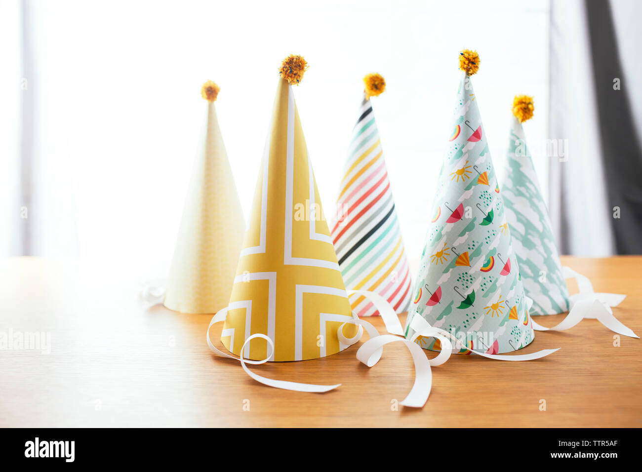 Birthday party hats hi-res stock photography and images - Alamy