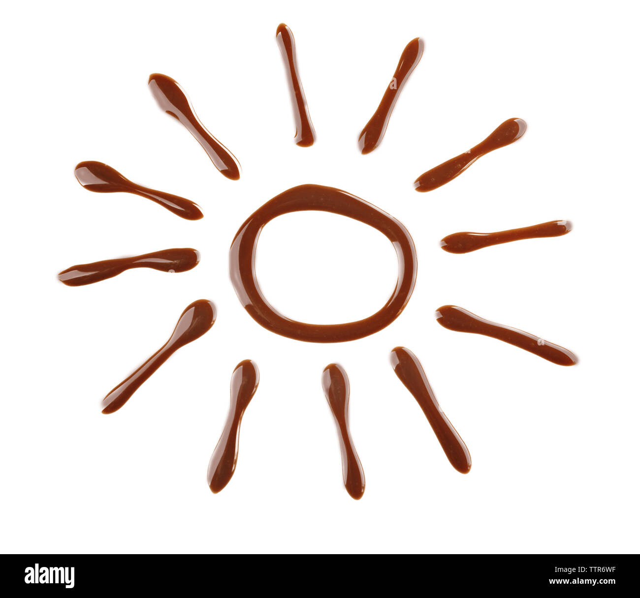 Melt chocolate sun Cut Out Stock Images & Pictures - Alamy