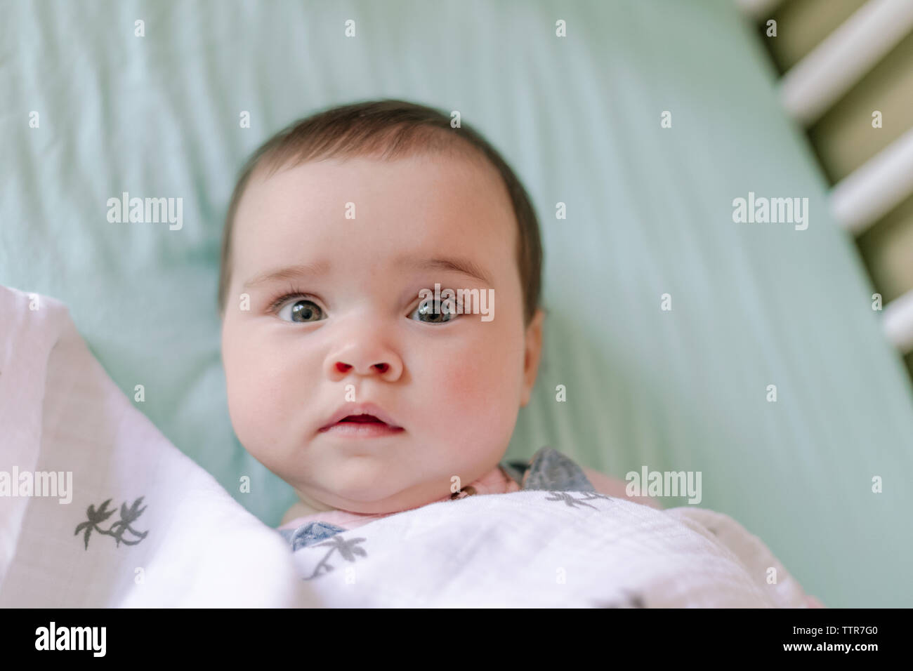 Infant waking up hi-res stock photography and images - Alamy