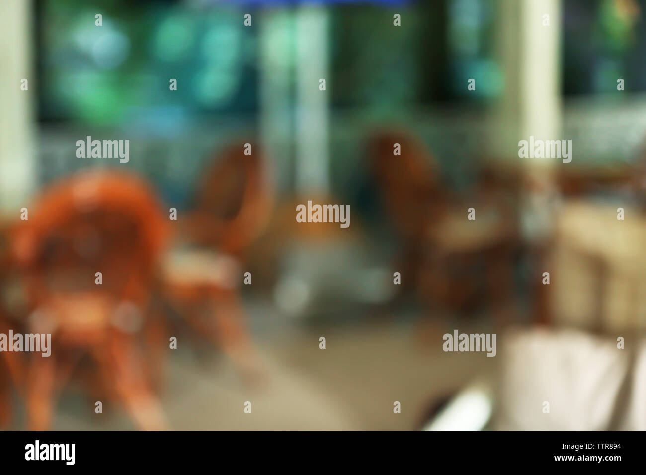 Blurred cafe background Stock Photo - Alamy