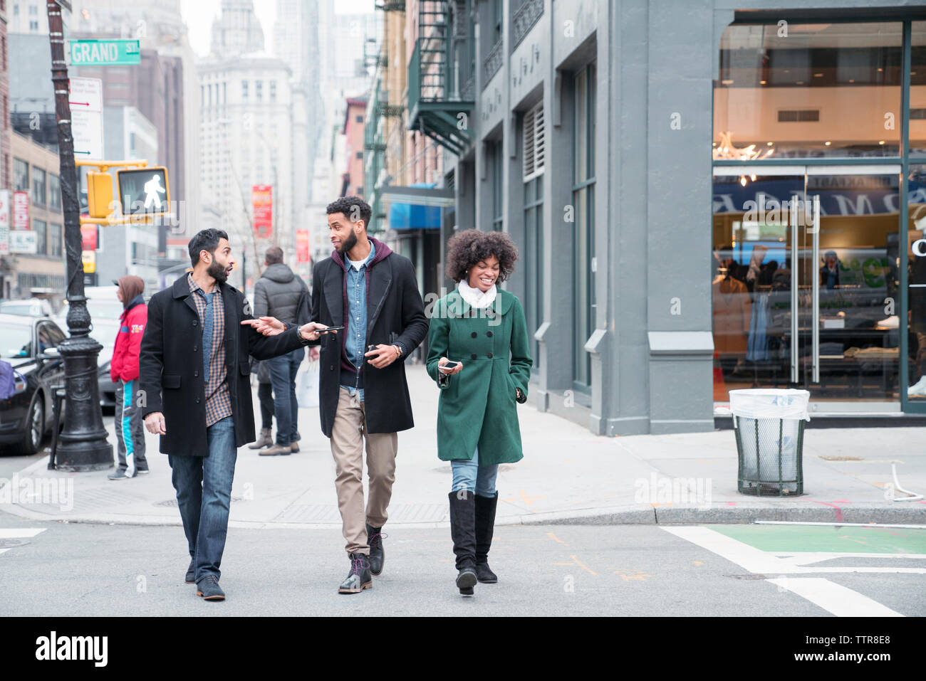 People Talking On The Street