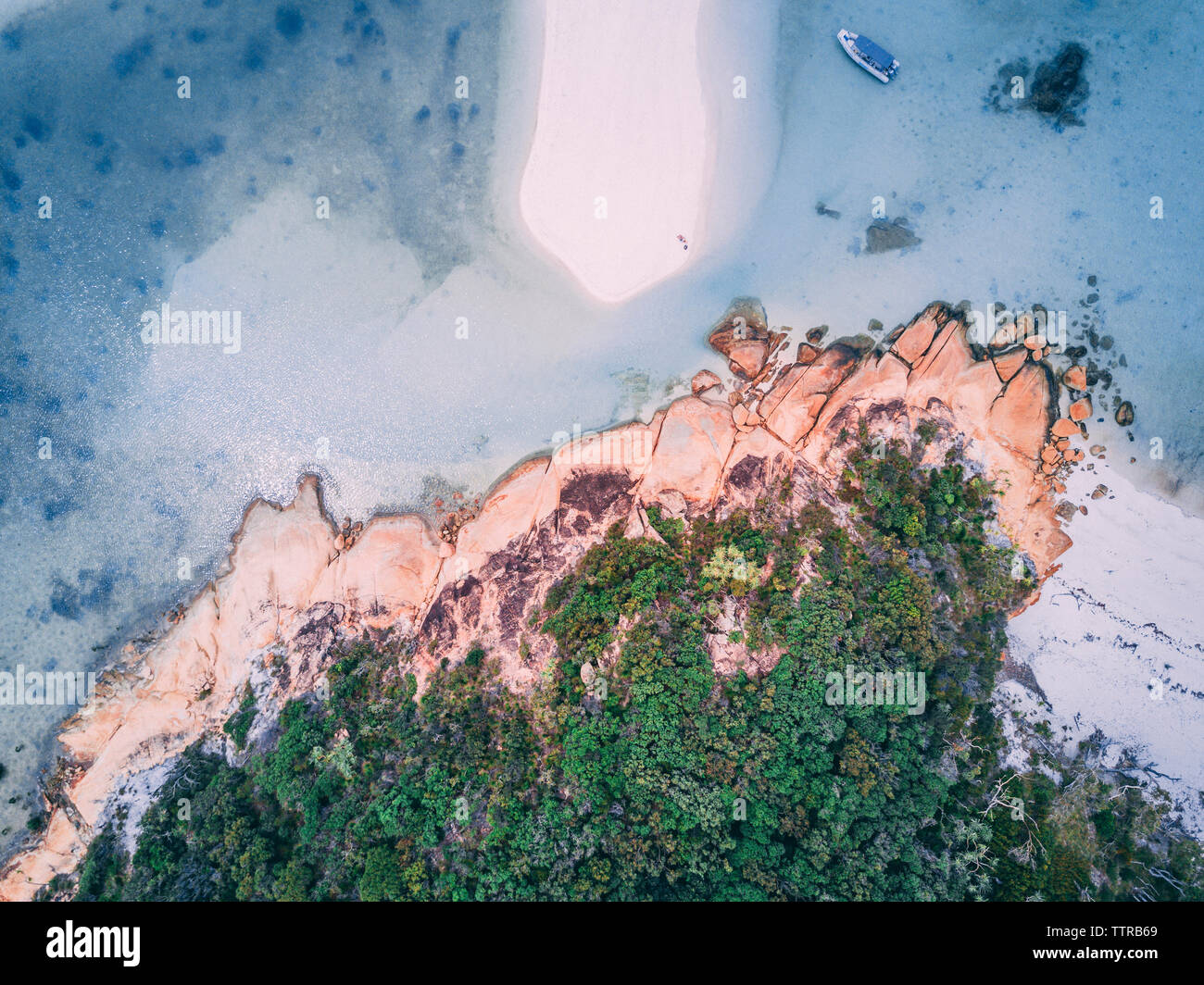 Whitehaven beach aerial hi-res stock photography and images - Alamy