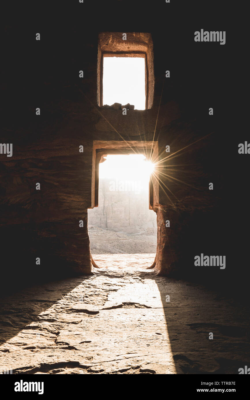 Interior of al-khazneh Stock Photo - Alamy
