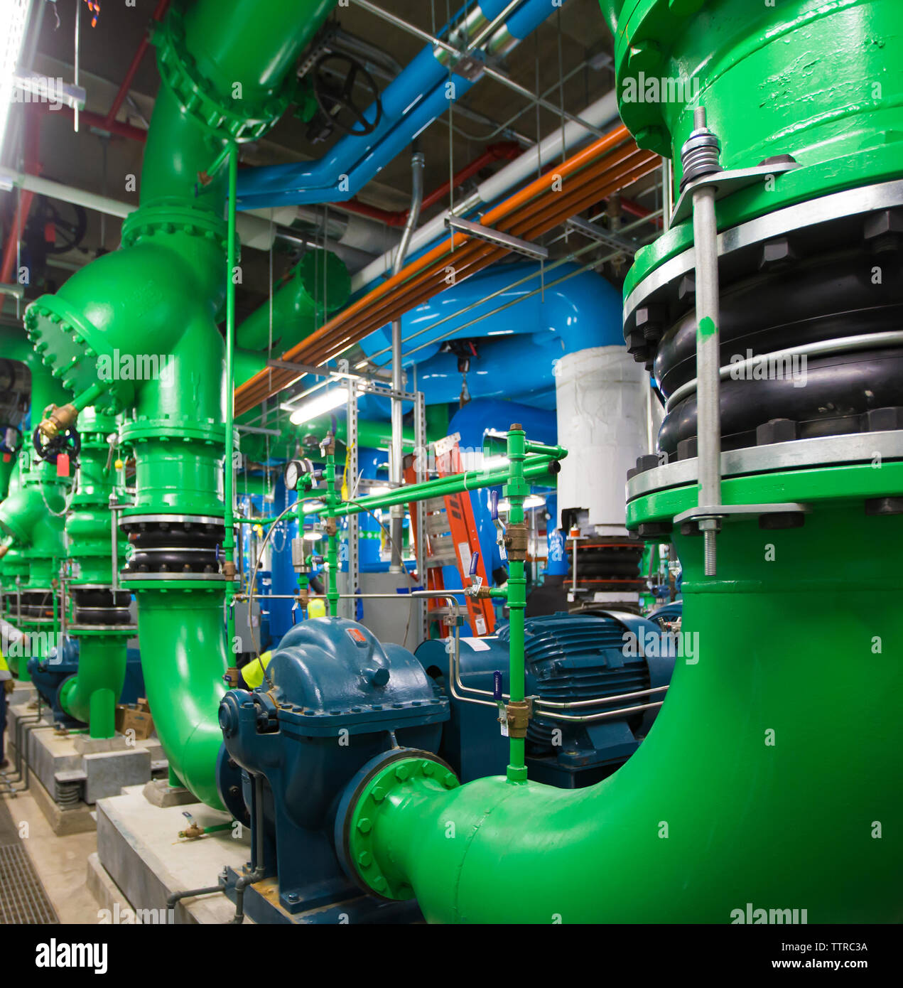 Interior of factory Stock Photo - Alamy