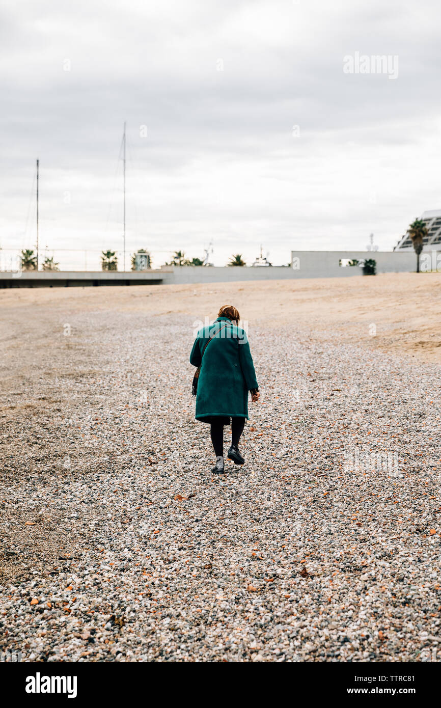 Back view elderly woman hi-res stock photography and images - Alamy