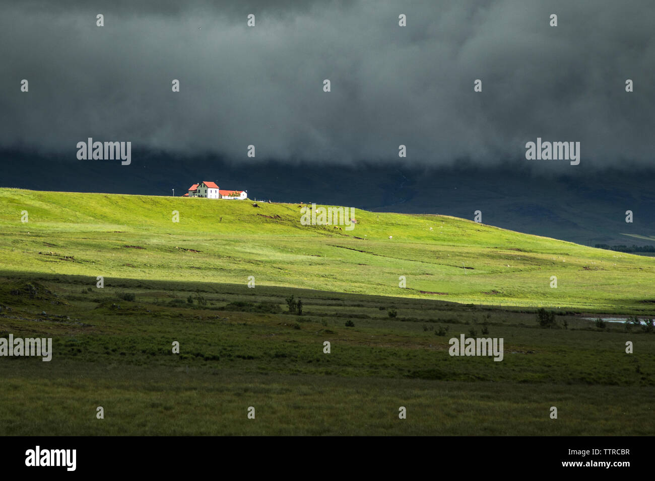 Low hill house hi-res stock photography and images - Alamy