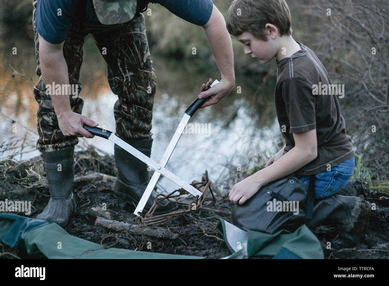 Father Cutting High Resolution Stock Photography and Images - Alamy