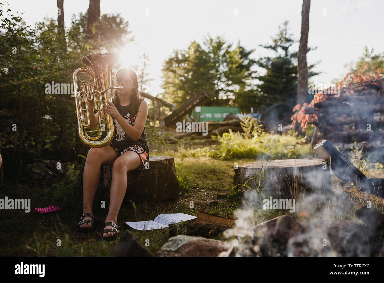 Playing tuba hi-res stock photography and images - Alamy