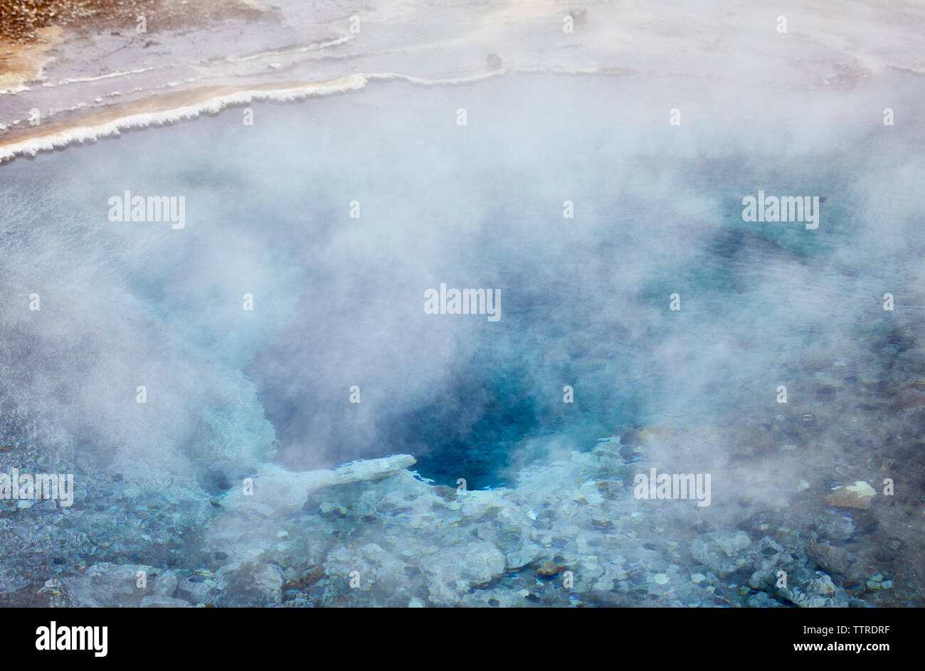 Geyser steam hi-res stock photography and images - Alamy