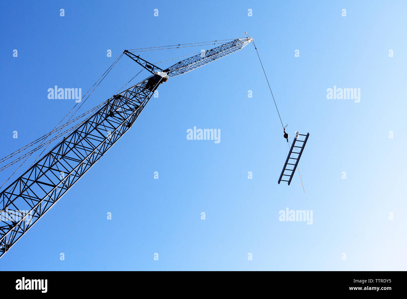Crane ladder hi-res stock photography and images - Alamy