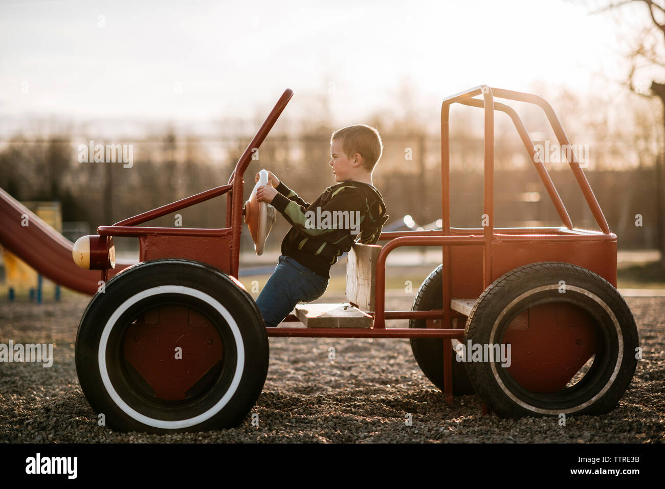 Boy on cart hi-res stock photography and images - Alamy