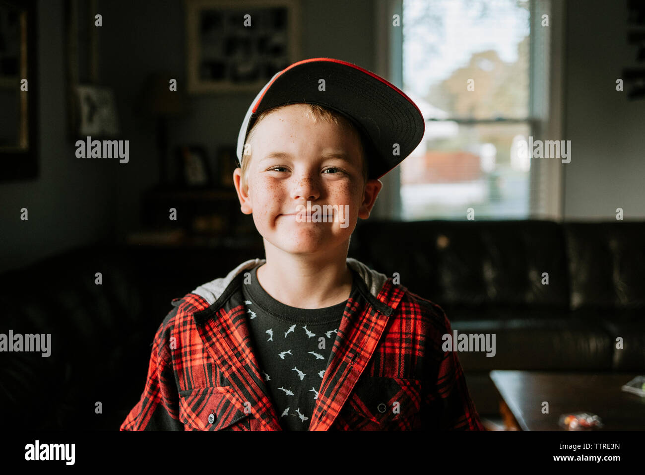 Boy wearing cap hi-res stock photography and images - Alamy