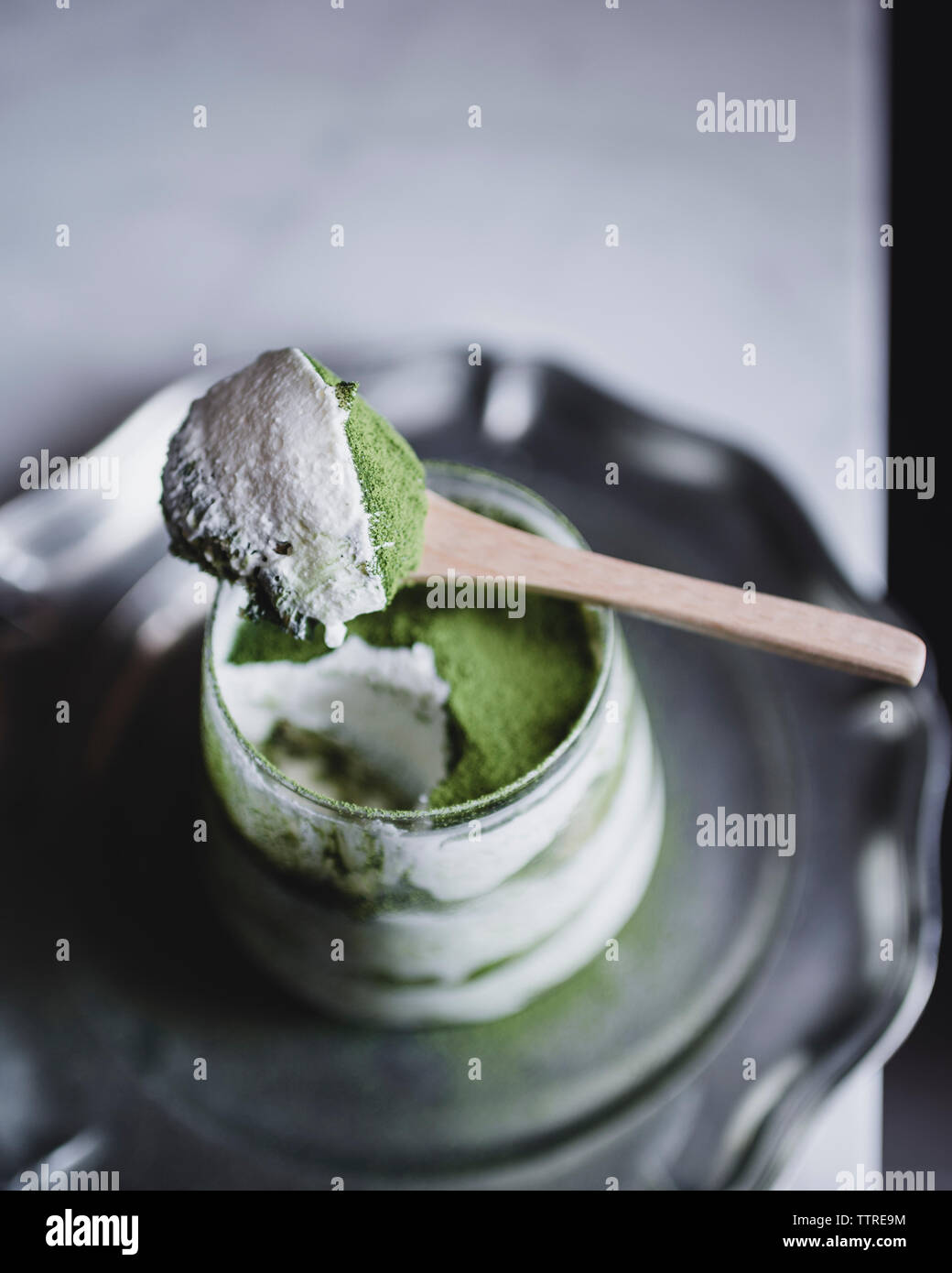 Matcha tea overhead hi-res stock photography and images - Alamy
