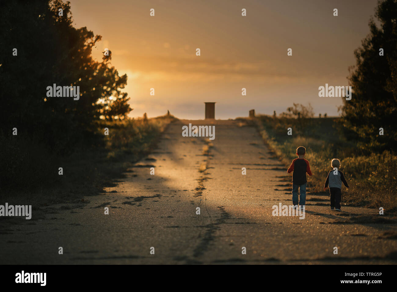 Brothers walking together hi-res stock photography and images - Alamy