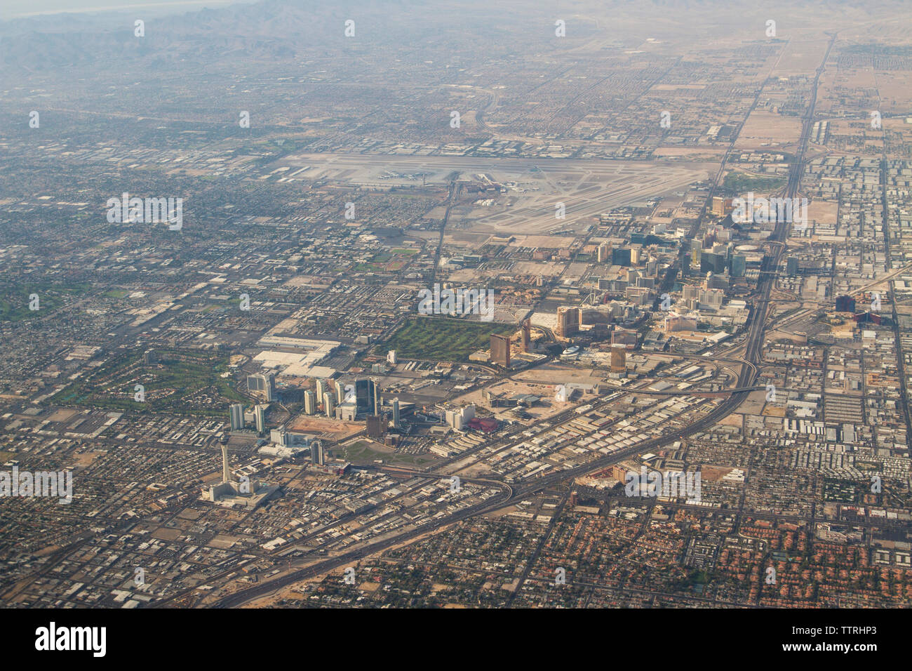 Aerial view of cityscape Stock Photo - Alamy