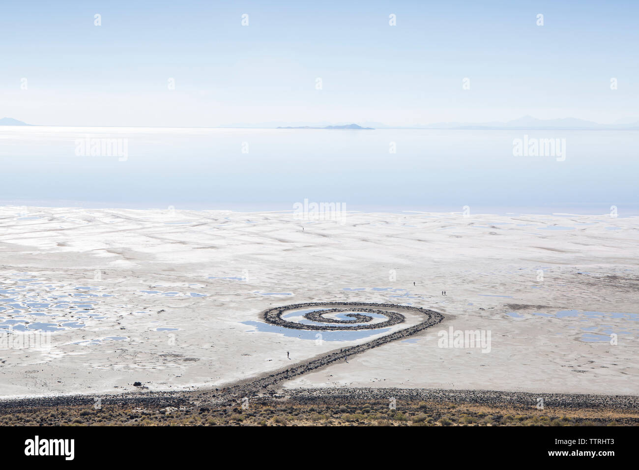 Spiral jetty hi-res stock photography and images - Alamy