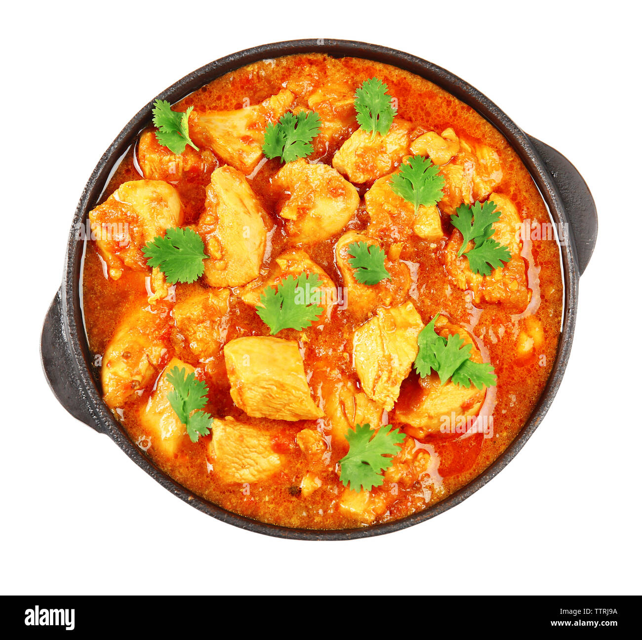 Spicy chicken curry top Cut Out Stock Images & Pictures - Alamy