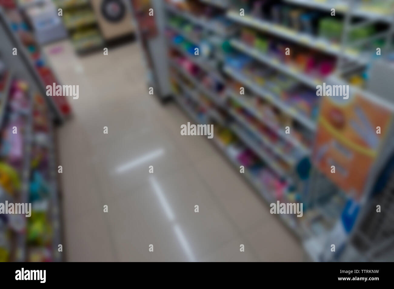Abstract blurred Convenience Store Stock Photo - Alamy