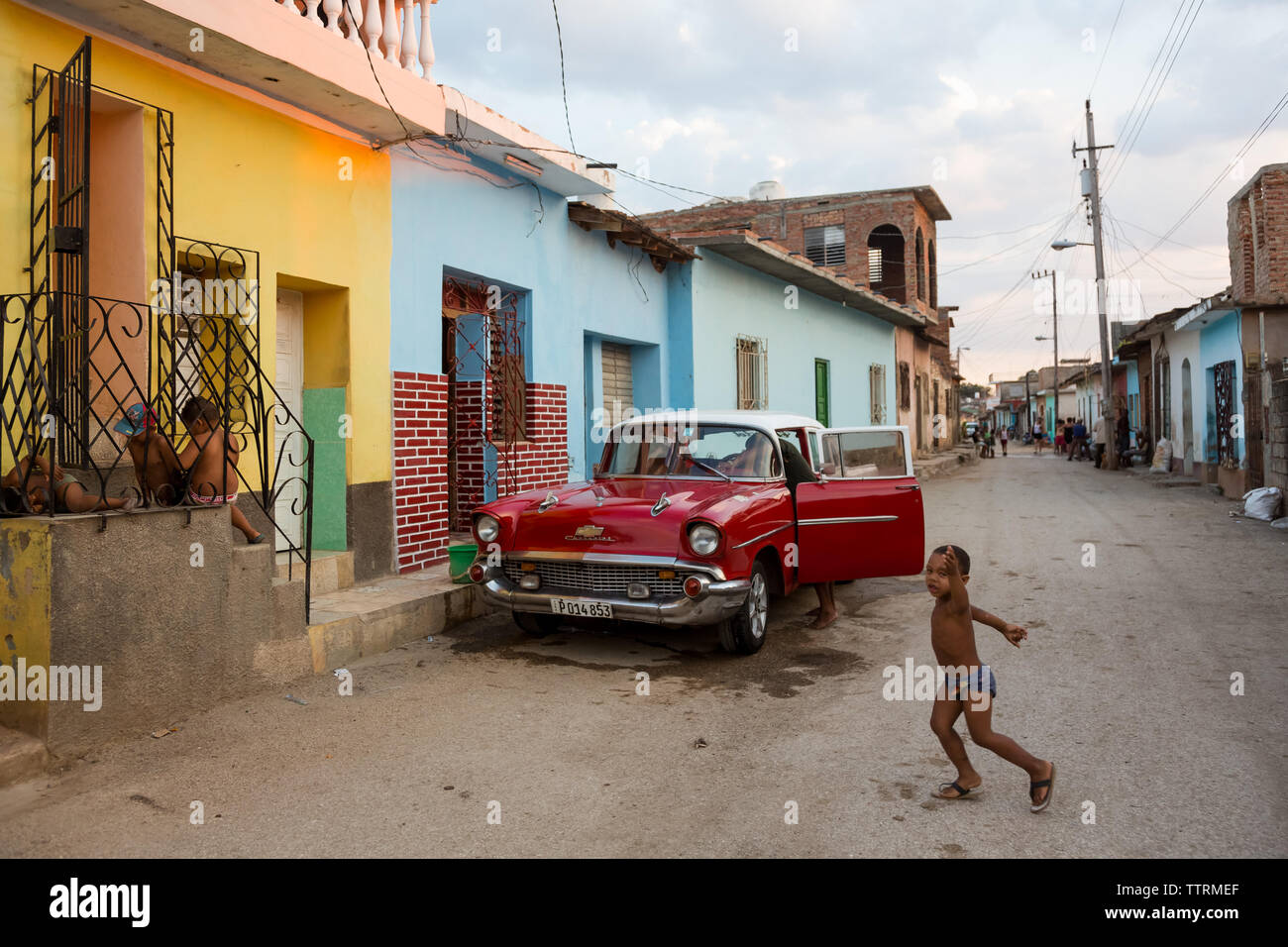 Real Life street scene in Trinidad, Cuba. 2017 Stock Photo - Alamy