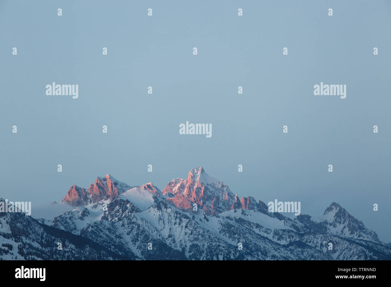 Snowcapped mountains against clear hi-res stock photography and images ...