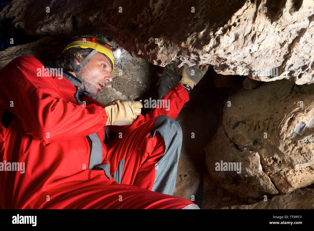 Caucasian male archaeologist hi-res stock photography and images - Alamy