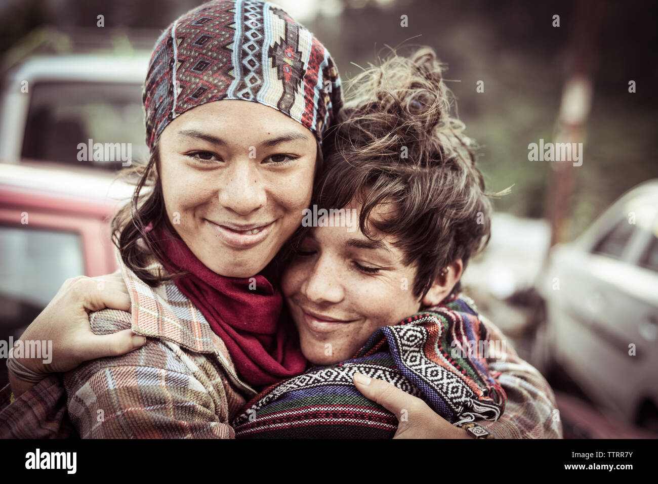 Happy close hi-res stock photography and images - Alamy