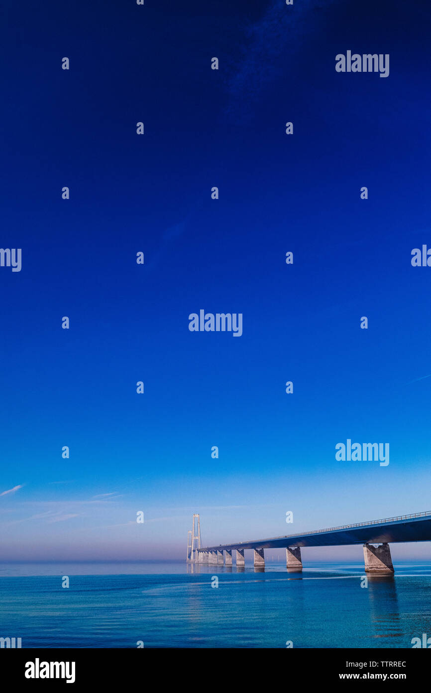 StorebÃ¦lt 18km long bridge linking eastern & western Denmark Stock ...