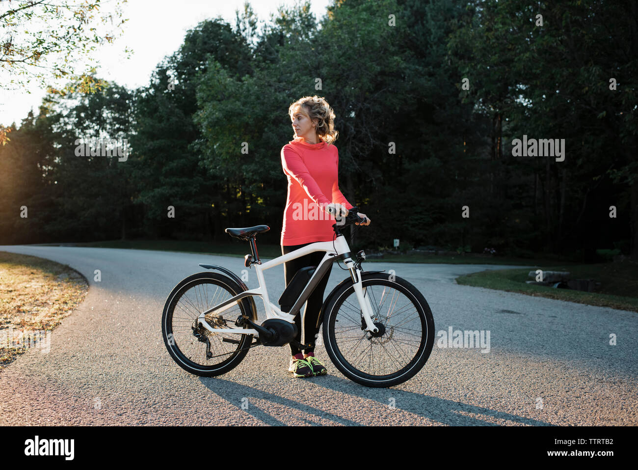 Bike standing hi-res stock photography and images - Alamy