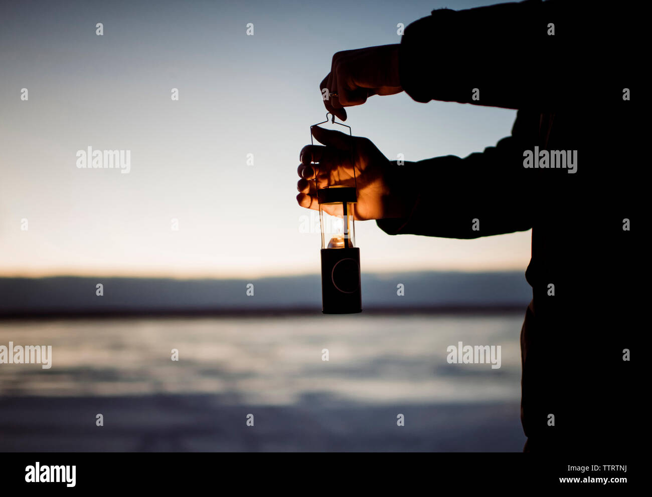 Man lantern hi-res stock photography and images - Alamy