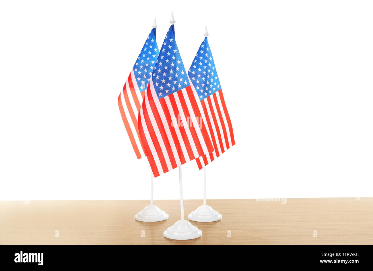 Flags on table hi-res stock photography and images - Alamy