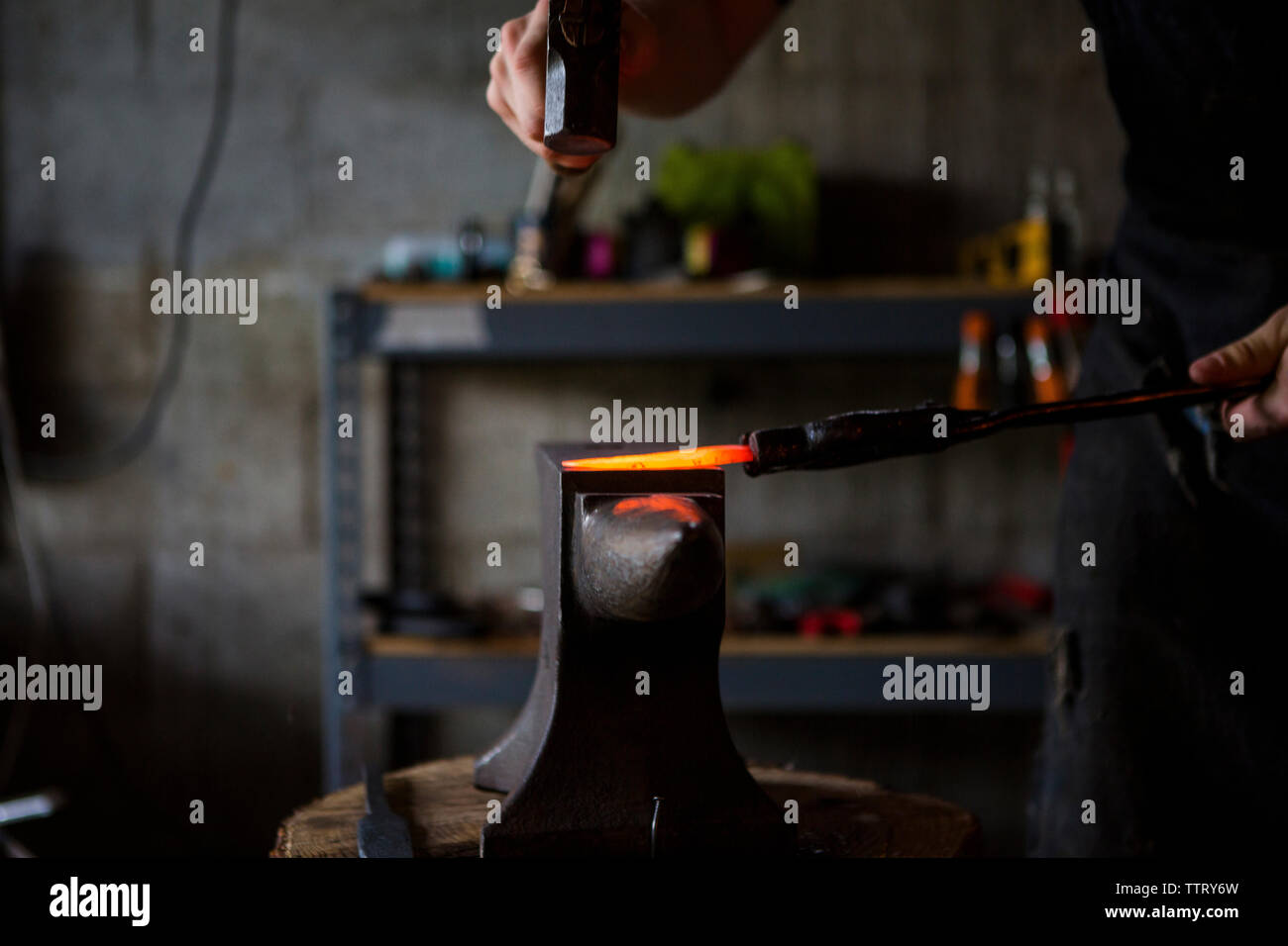 Forging hammer hi-res stock photography and images - Alamy