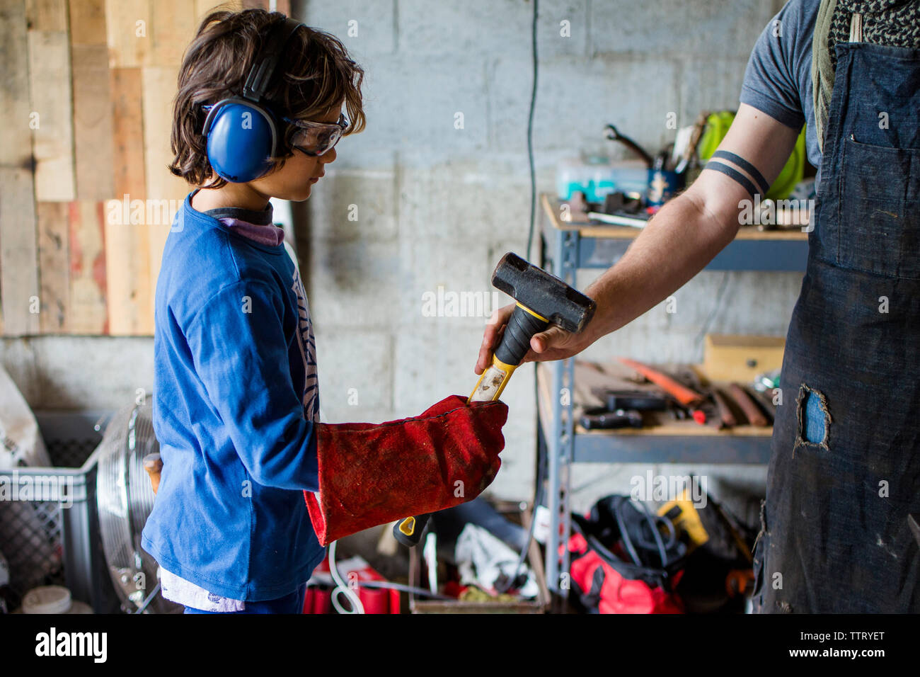 Man With Hammer High Resolution Stock Photography and Images - Alamy