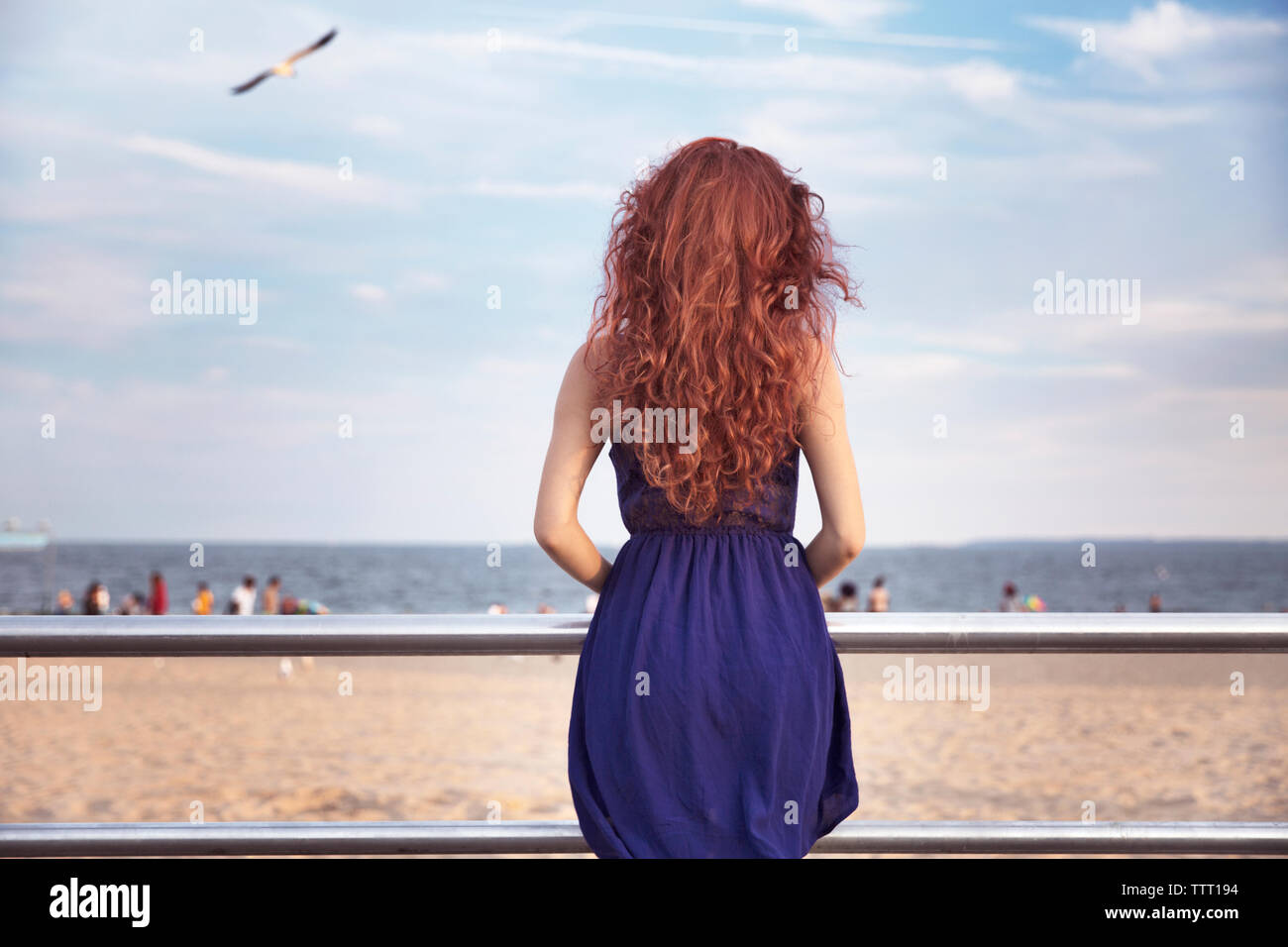 Rear view redhead hi-res stock photography and images - Alamy