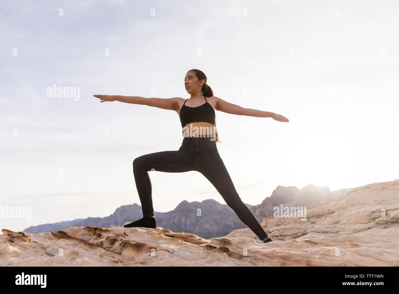 Woman warrior pose hi-res stock photography and images - Alamy