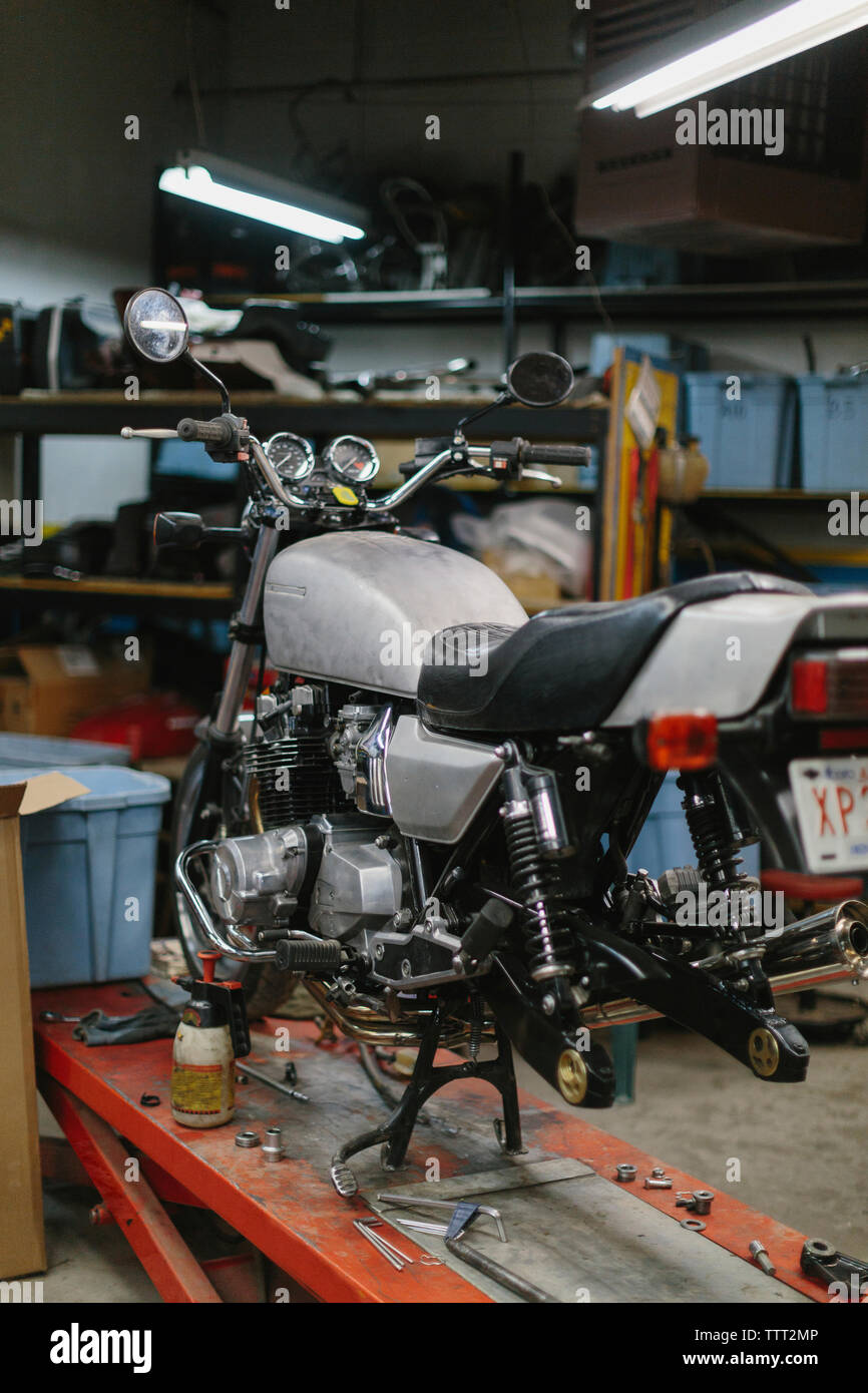 Motorcycle repair shop hi-res stock photography and images - Alamy