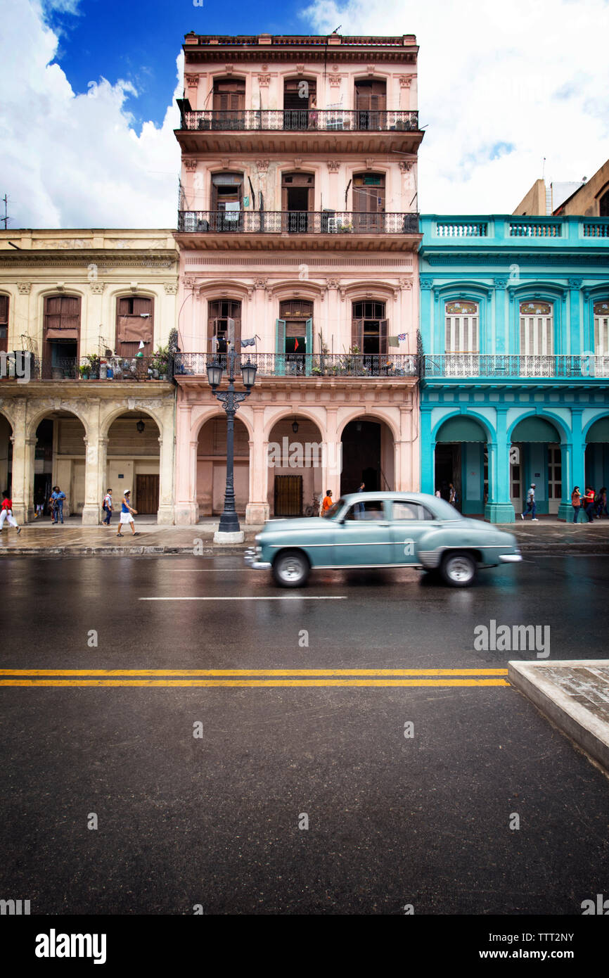 Old fashioned car moving on hi-res stock photography and images - Alamy