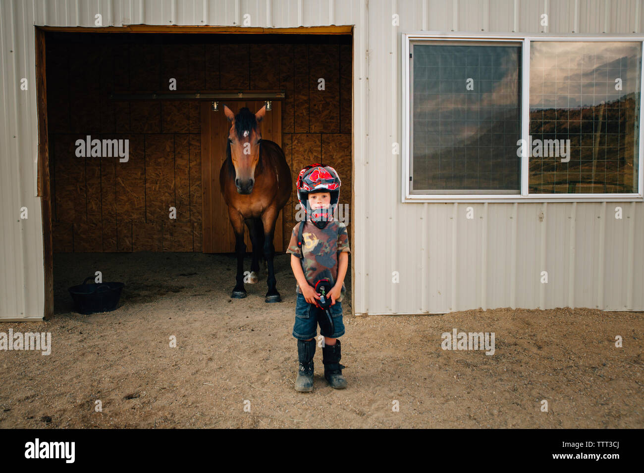 Horse stable boy hi-res stock photography and images - Alamy