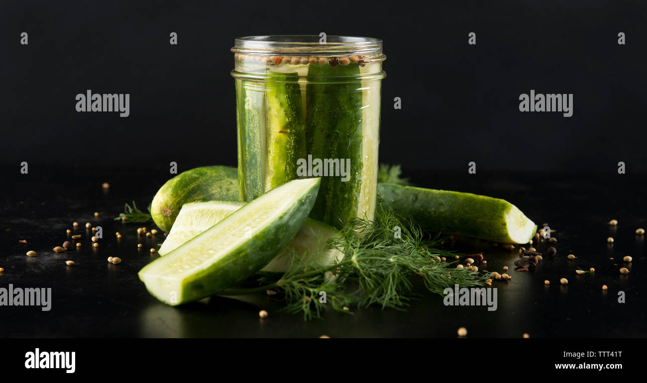 Slices of pickles hi-res stock photography and images - Alamy