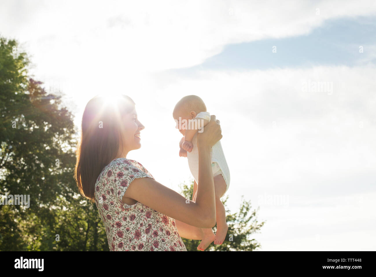 Side profile of mother hi-res stock photography and images - Alamy