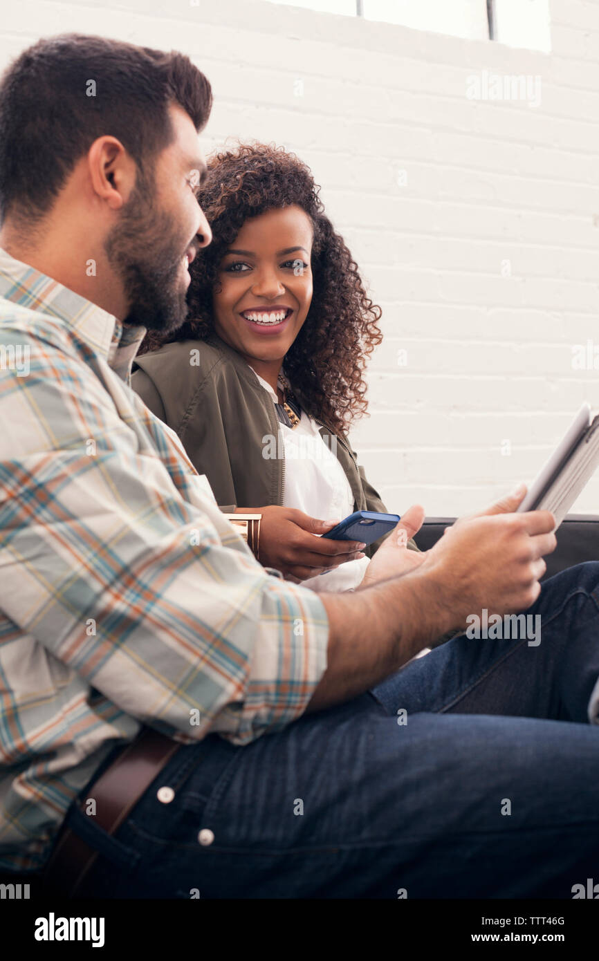 Happy coworkers hi-res stock photography and images - Alamy