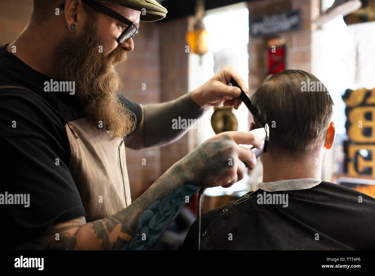 Electric hair razor rear view hi-res stock photography and images - Alamy