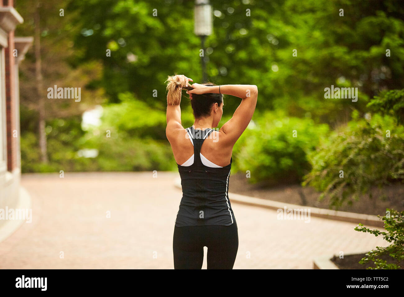 Ponytail runner hi-res stock photography and images - Alamy