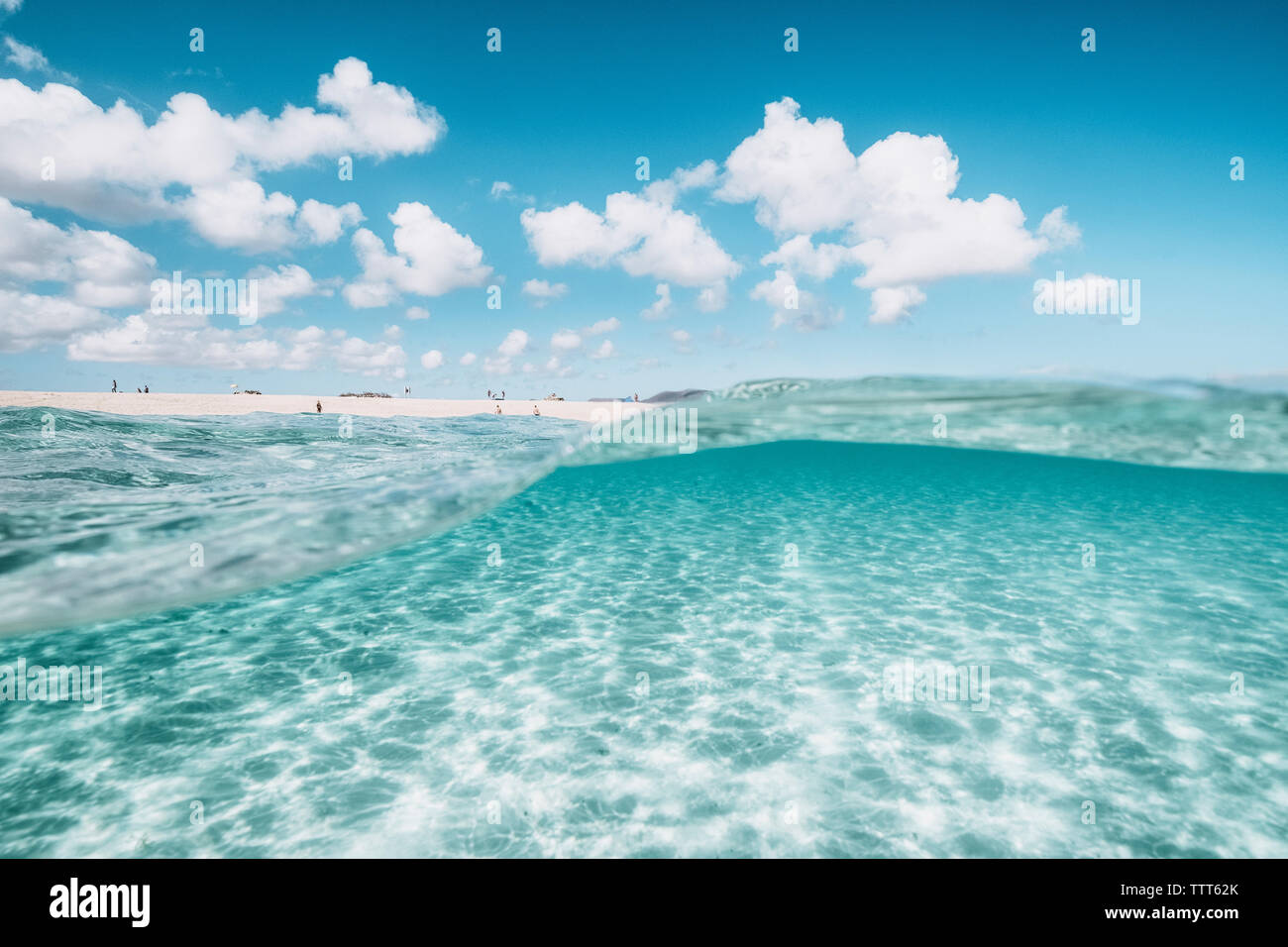 Half water half sand hi-res stock photography and images - Alamy