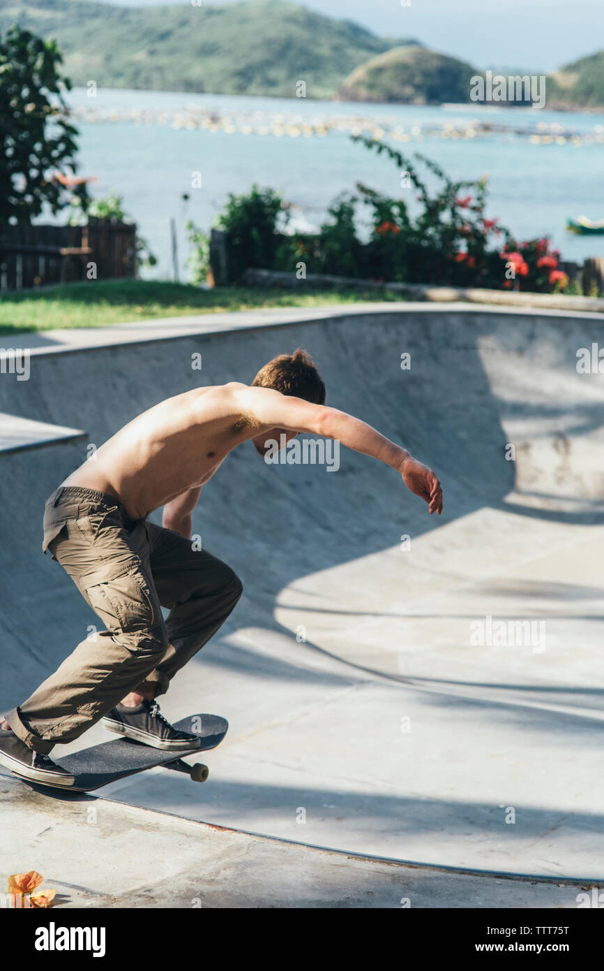 Skateboard Ramp Side View