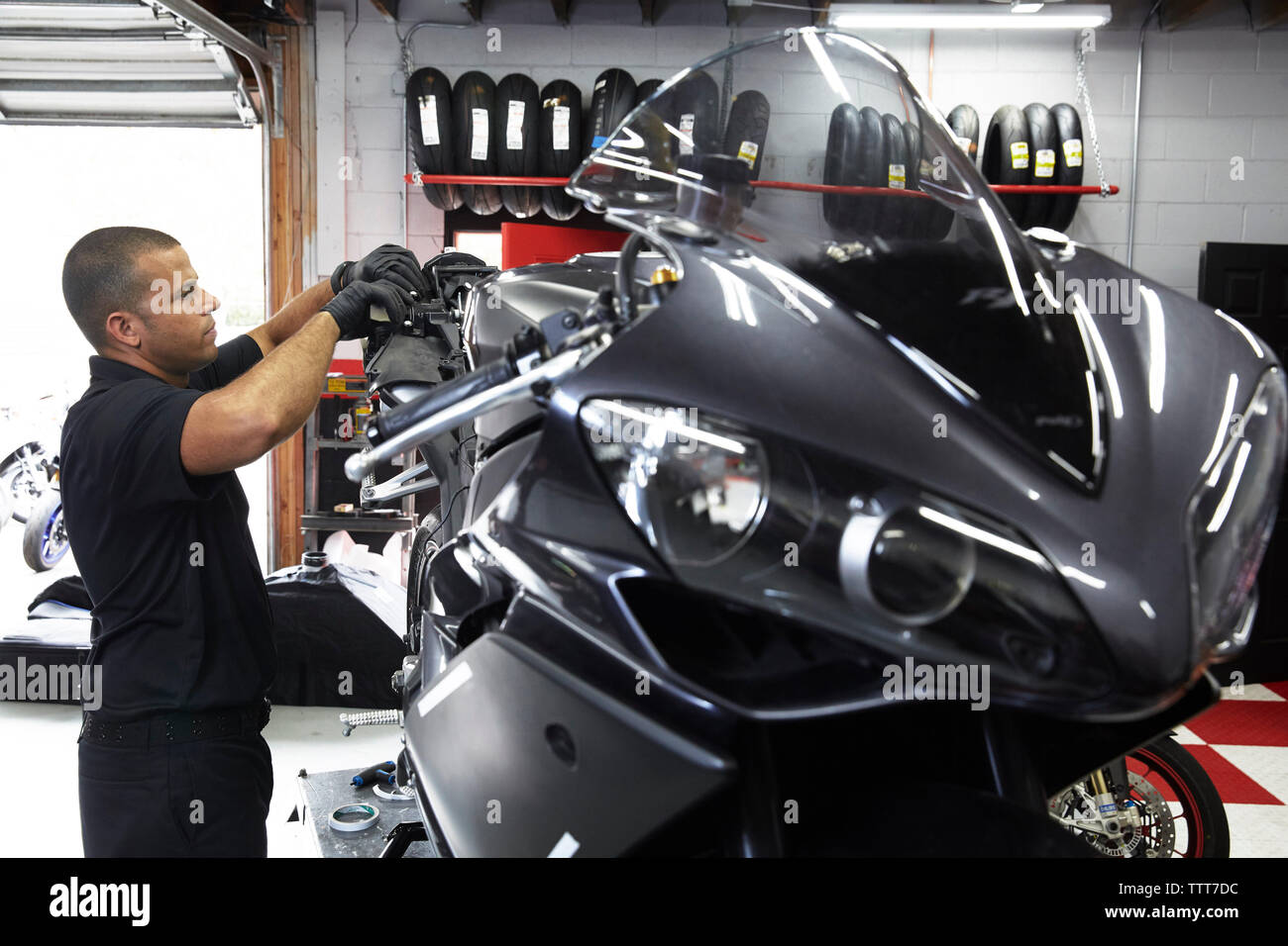 Motorbike engineering hi-res stock photography and images - Alamy